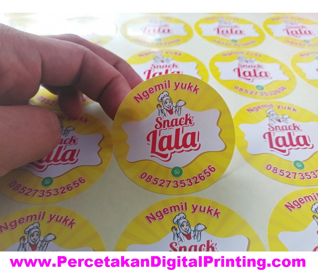 Contoh Desain STICKER LABEL Dari Percetakan Digital Printing Terdekat ...