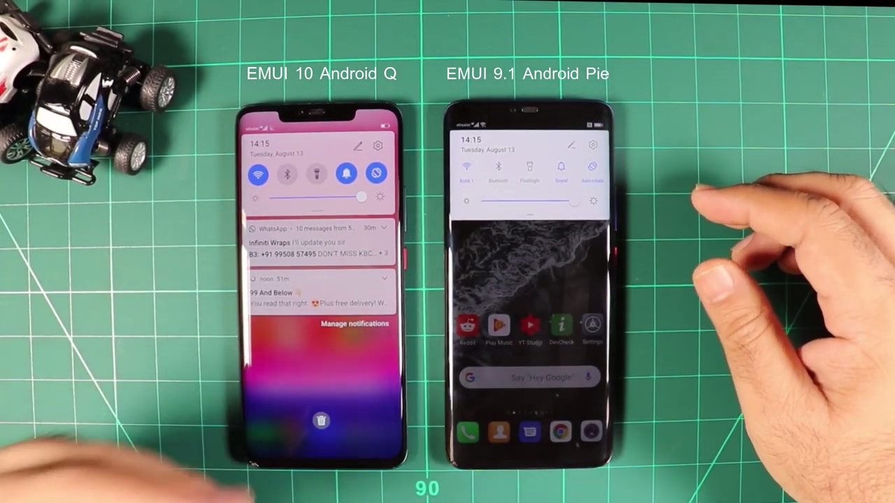 EMUI 9.1 VS EMUI 10，7大升级和不同之处