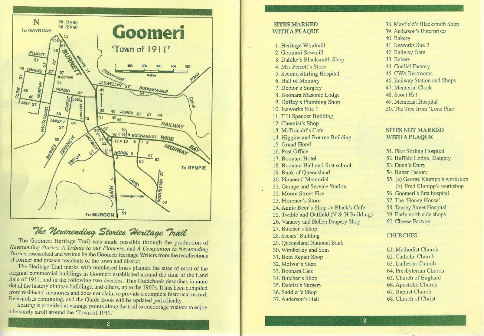 The History of Goomeri, Queensland: Goomeri Heritage Trail