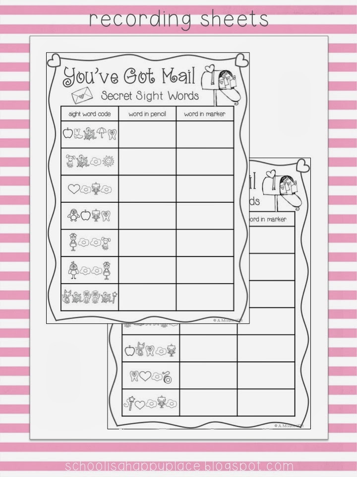 School Is a Happy Place: You've Got Mail: A Free Valentine Themed Sight ...