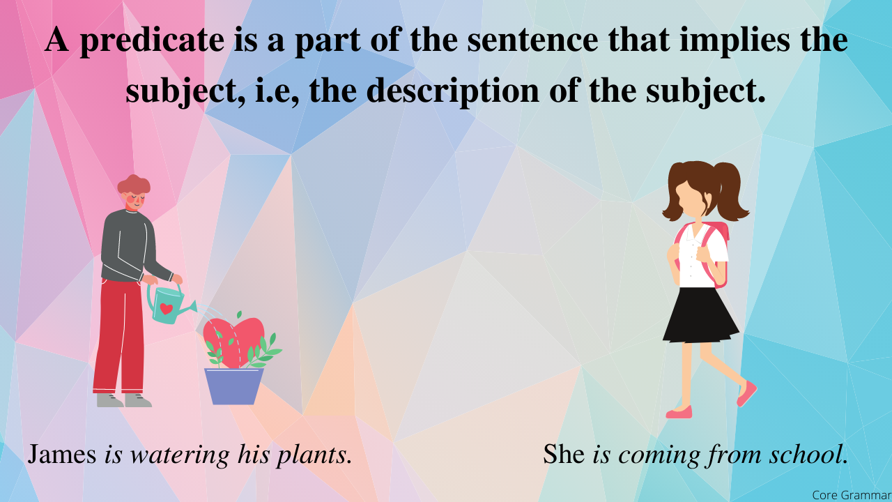 The Subject and Predicate