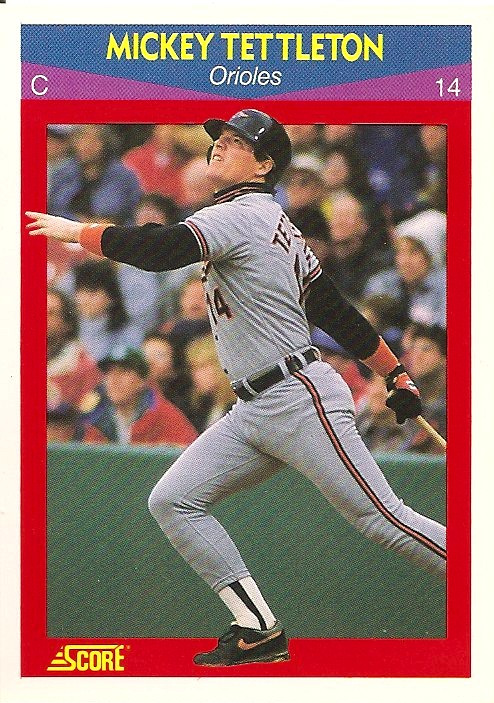 Orioles Card "O" the Day: Mickey Tettleton, 1990 Score Superstars #9