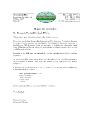 Rfp Cover Letter Template ~ Resume Letter