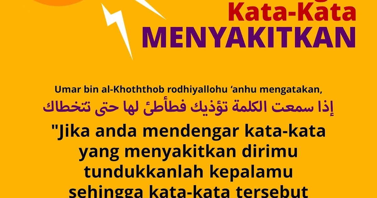 SAAT MENDENGAR KATA-KATA MENYAKITKAN