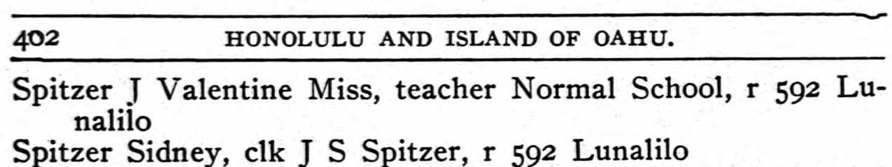 Spitzer Ancestry: Josephine Valentine Spitzer Lewis