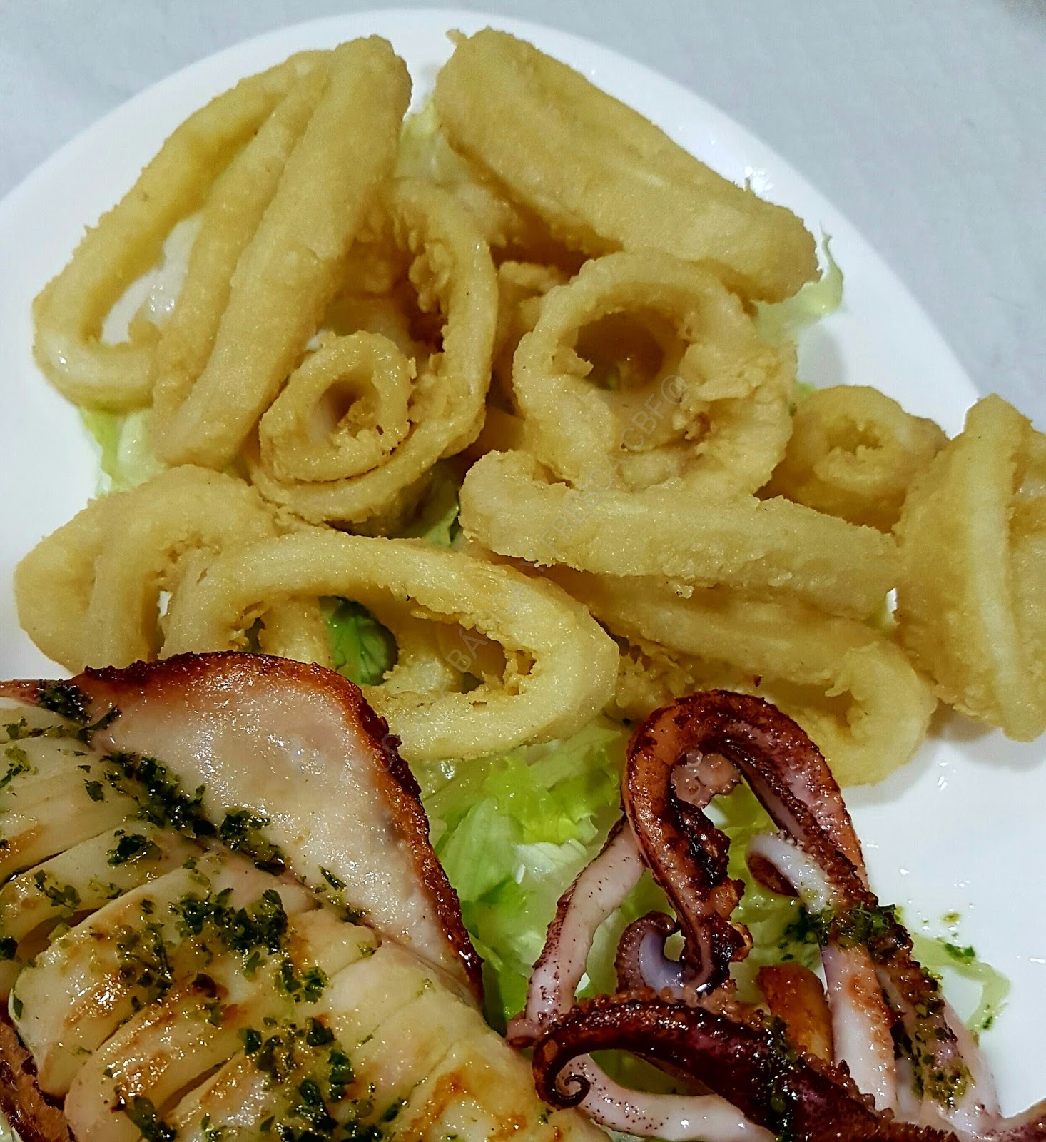 Cocina Basica y Fresca: CALAMAR AL AJILLO Y CALAMAR ROMANA CBF@