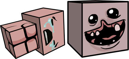 The Binding of Isaac – Isaac and Monstro Papercraft | Papercraft ...