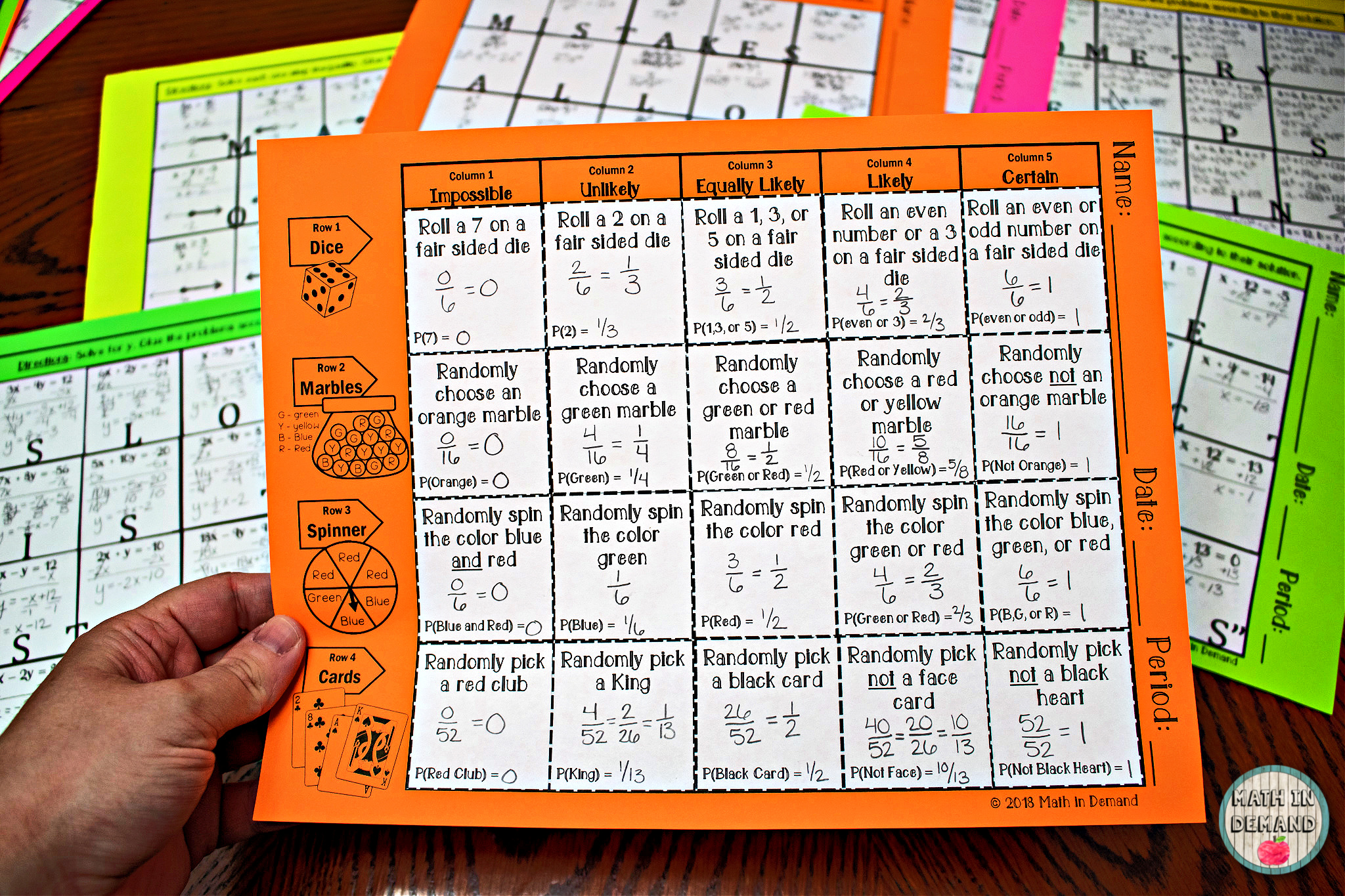 Math in Demand: 7th Grade Math Curriculum Bundle (Also 6th and 8th ...