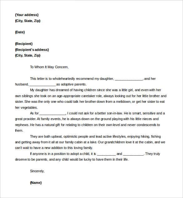 General Reference Letter Template ~ Resume Letter