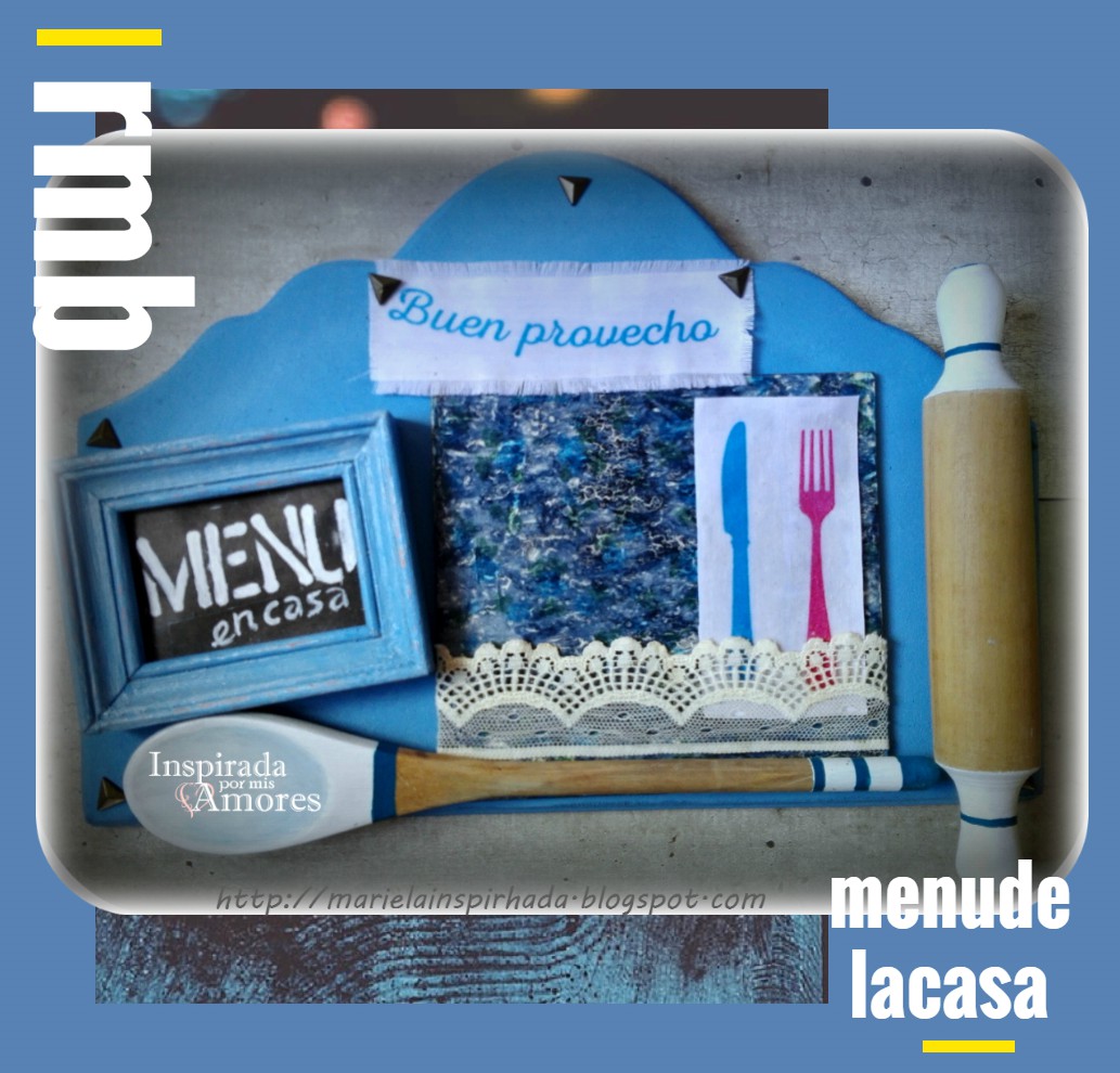 Inspirada por mis amores: MENU EN CASA - RMB