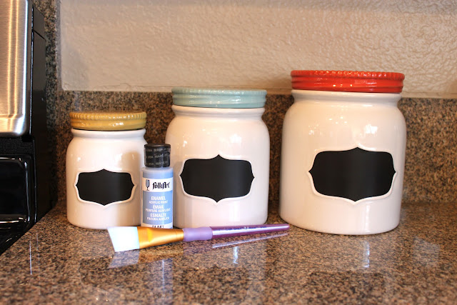 The Smitten Mintons: DIY Custom Canisters