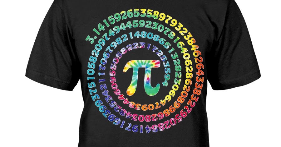 Math Teacher Tie Dye Pi Symbol Pi Day