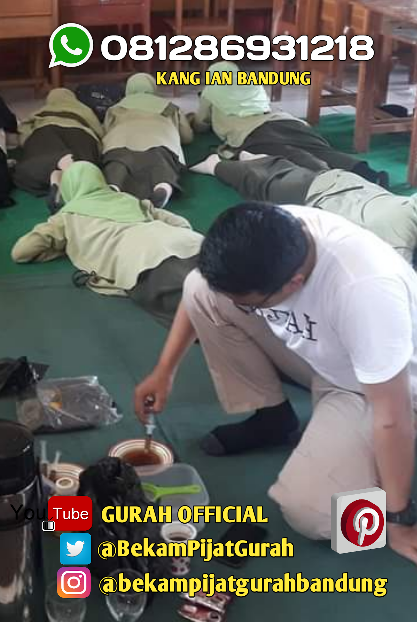 Gallery Kegiatan Proses Terapi Bekam Gurah dan Pijat