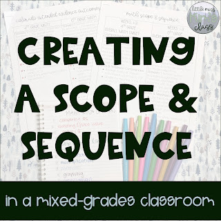 Little Miss Kim's Class: Creating a Scope & Sequence in a Mixed-Grades ...