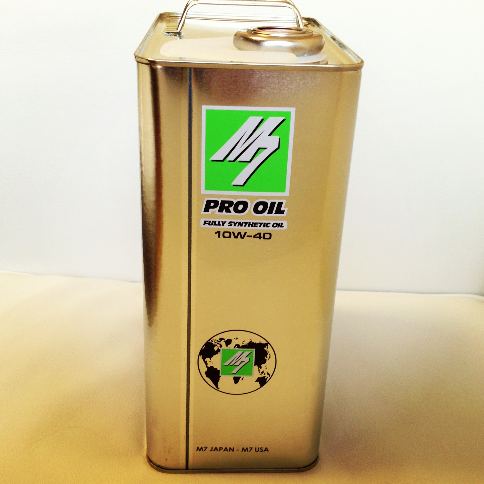 M7（日本）オンラインショップへよこそ☆: 【PRO-7】 M7エンジンオイル（PRO OIL 10W-40） 4L