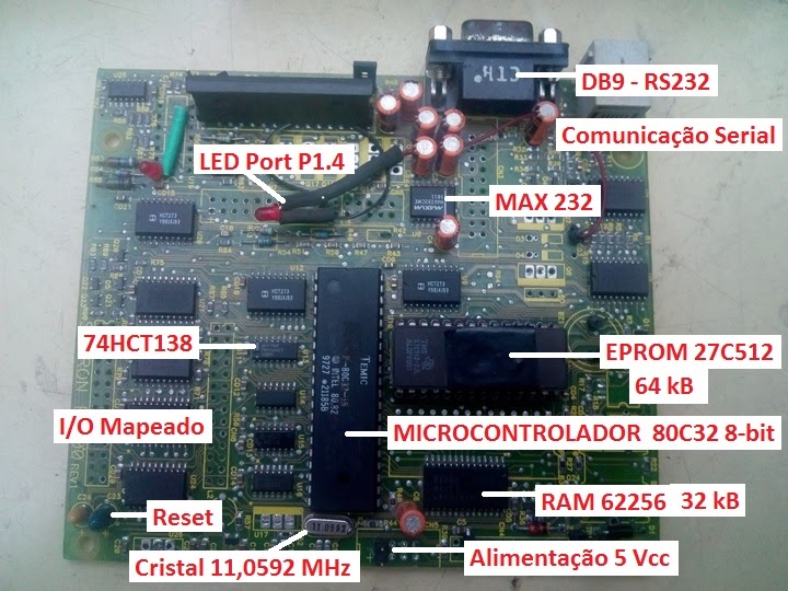 Eletrônica & Microcontroladores: 80C32 + EPROM - Como Apagar e Gravar a ...