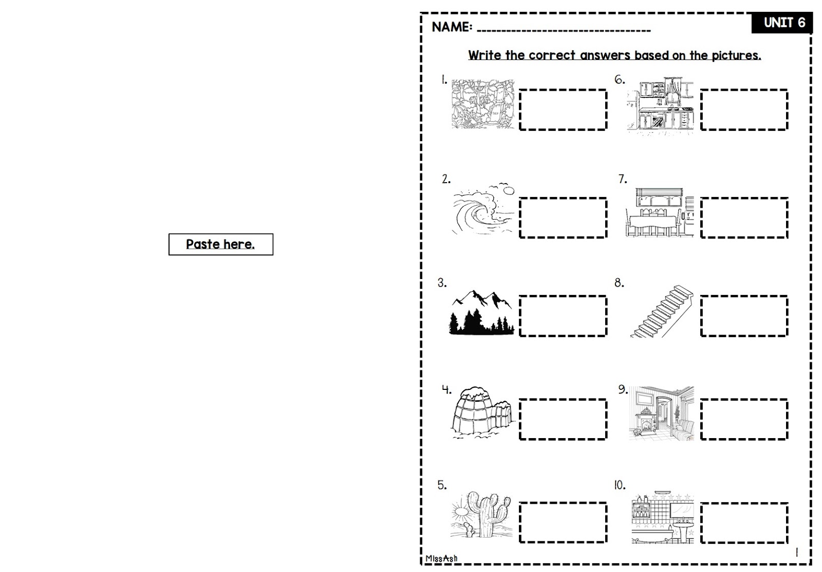 ASH THE TEACHER: YEAR 2 L153 - L160 (U9)