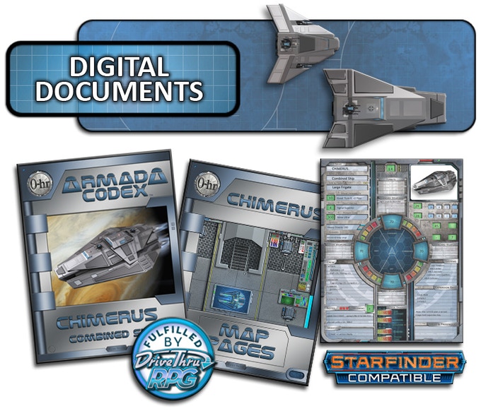 Tabletop Fix: 0-hr - Chimaerus: Starship Maps & Miniature Kickstarter