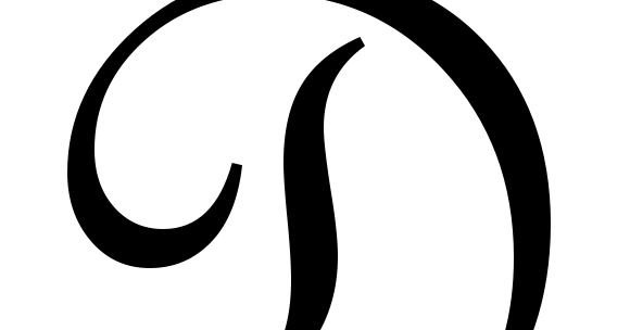 Cursive Letter D ~ Thankyou Letter