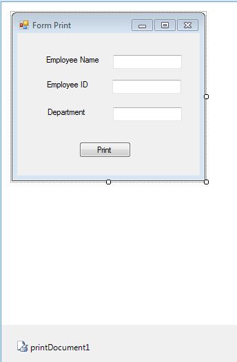 Print Windows form in c# ~ C#, C++,C Concepts, Problems and solutions