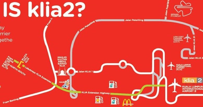 Cara untuk ke KLIA KLIA2