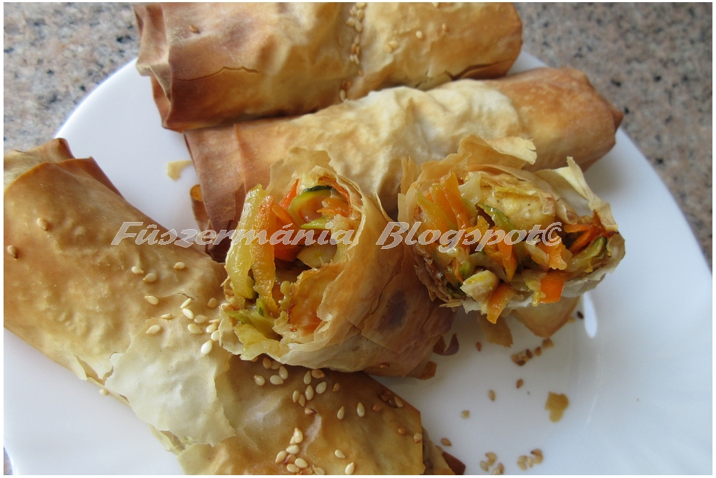 Fűszermánia: Csirkés tavaszi tekercs