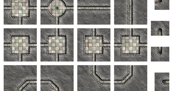 The Crooked Staff Blog: Narrow Passage (VTT) tiles.