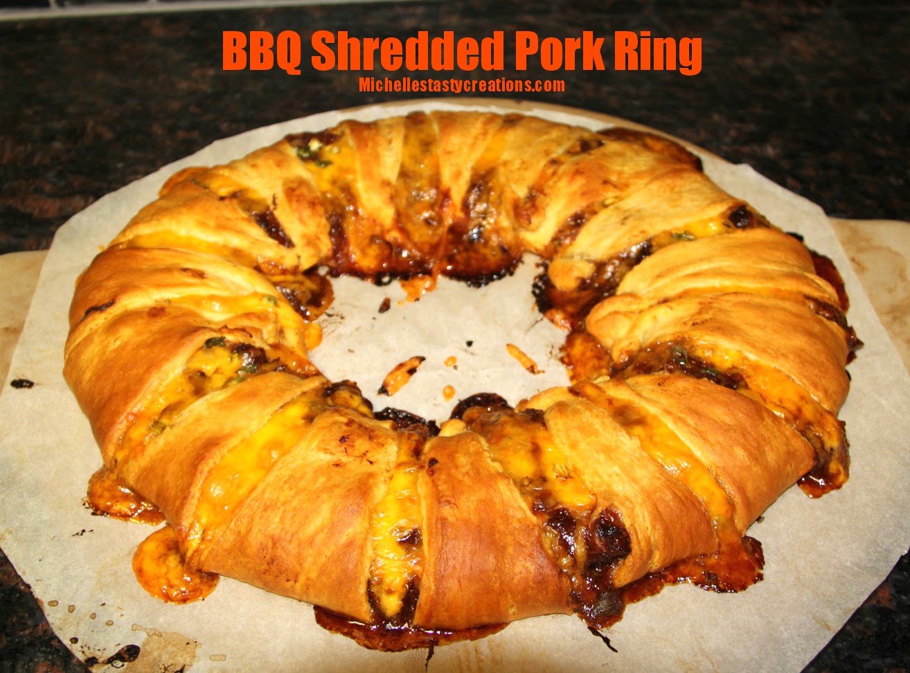 Michelle's Tasty Creations: BBQ Shredded Pork Ring