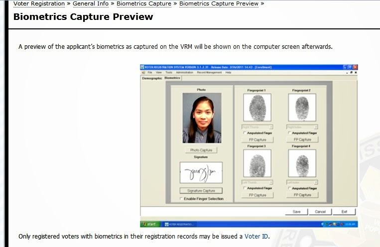 MINDANAO PAGADIAN FRONTLINE: Voters’ biometric registration starts May ...