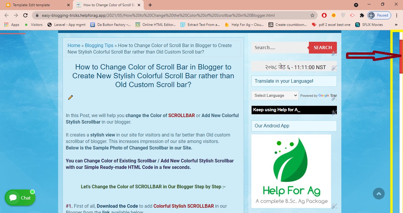 How To Change Color Of Scroll Bar In Blogger To Create New Stylish how-to-change-color-of-scroll-bar-in-blogger-to-create-new-stylish