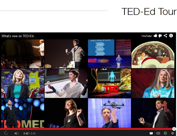 Spatialworlds: TED-Ed for the classroom