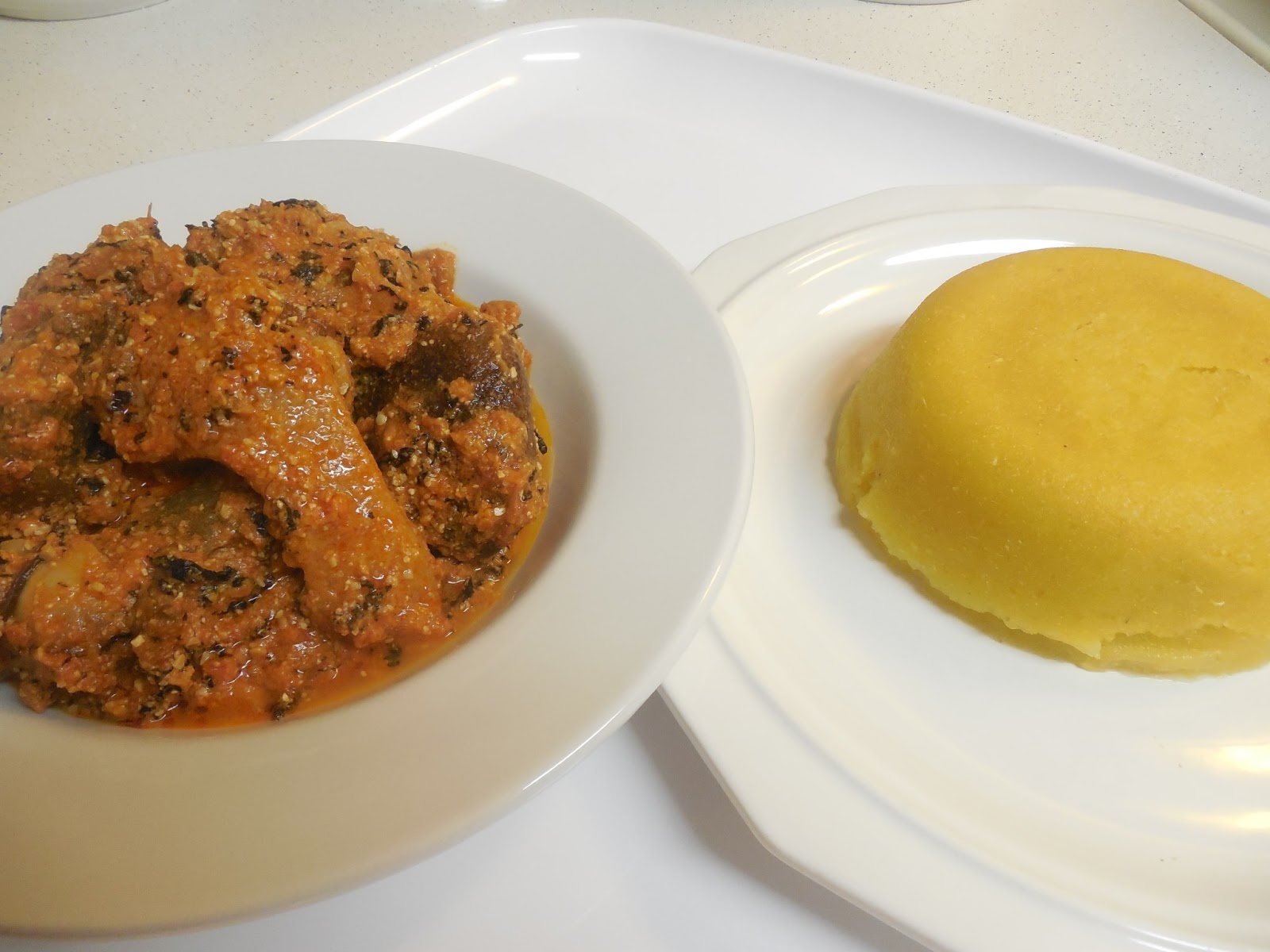 Priscilla's Kitchen -Naija Foodz Made Easy!: Egusi/Bitter Leaf/Goatmeat ...