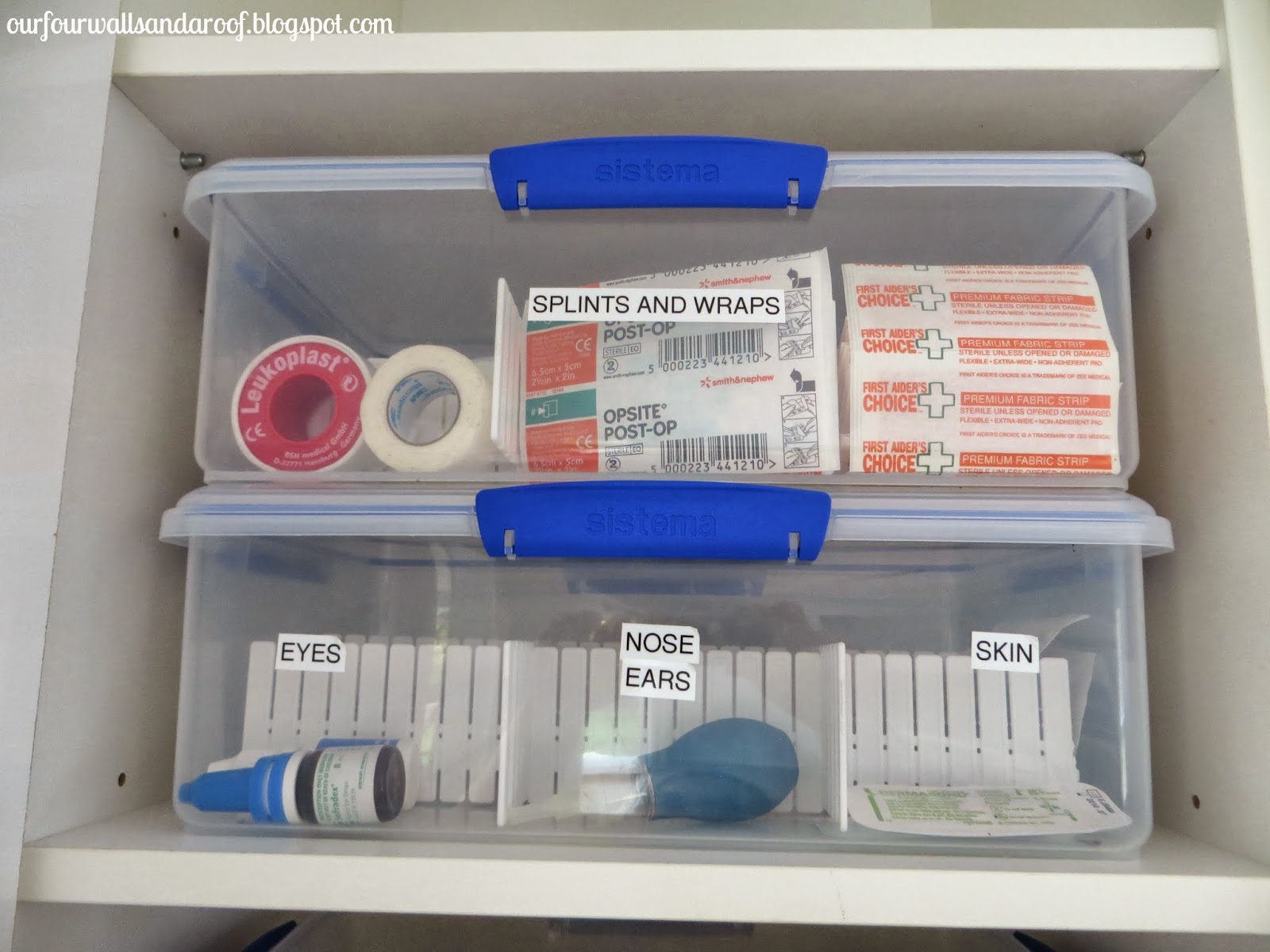 OUR FOUR WALLS AND A ROOF: FIRST AID ORGANISATION