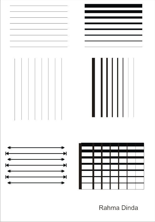 Blog Dinda: Tugas 1 Corel Draw : Eksplorasi Garis - Rahma Dinda