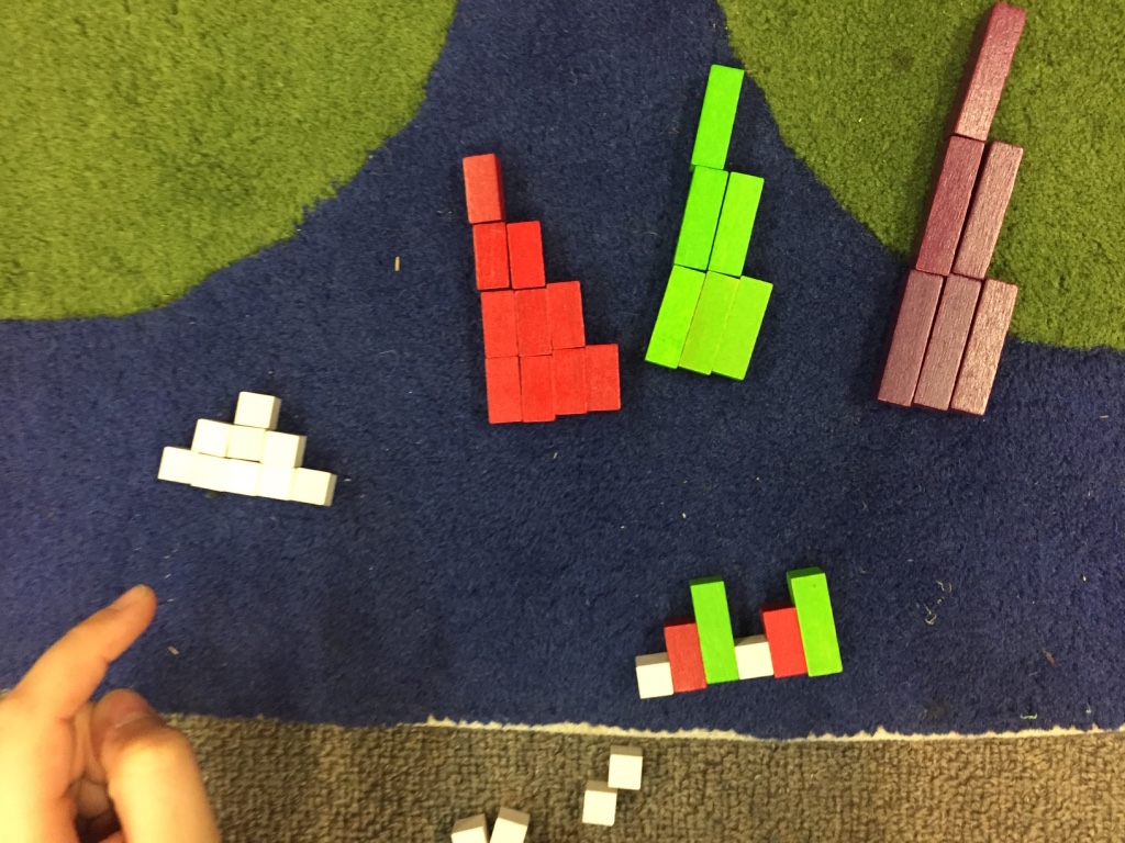 Authentic Inquiry Maths: Build a staircase pattern