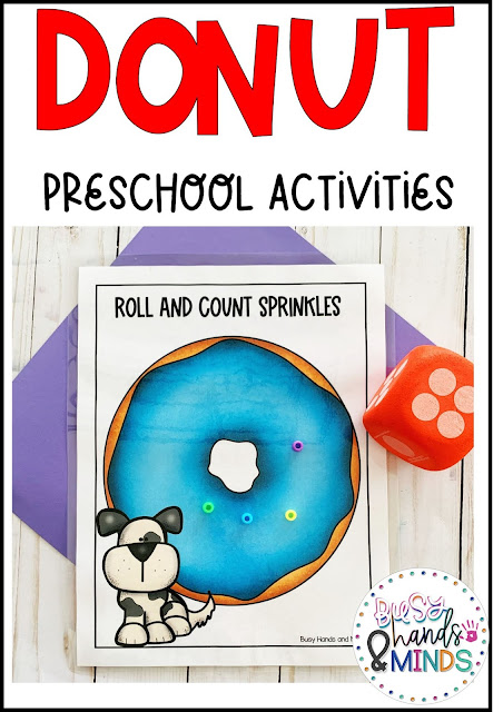 If You Give A Dog A Donut- Preschool Book Companion | Busy Hands and Minds