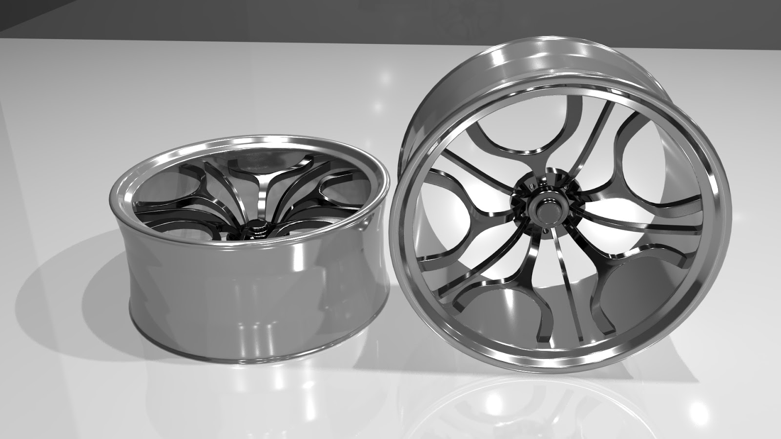 Creative Works: Alloy Wheels created in Maya