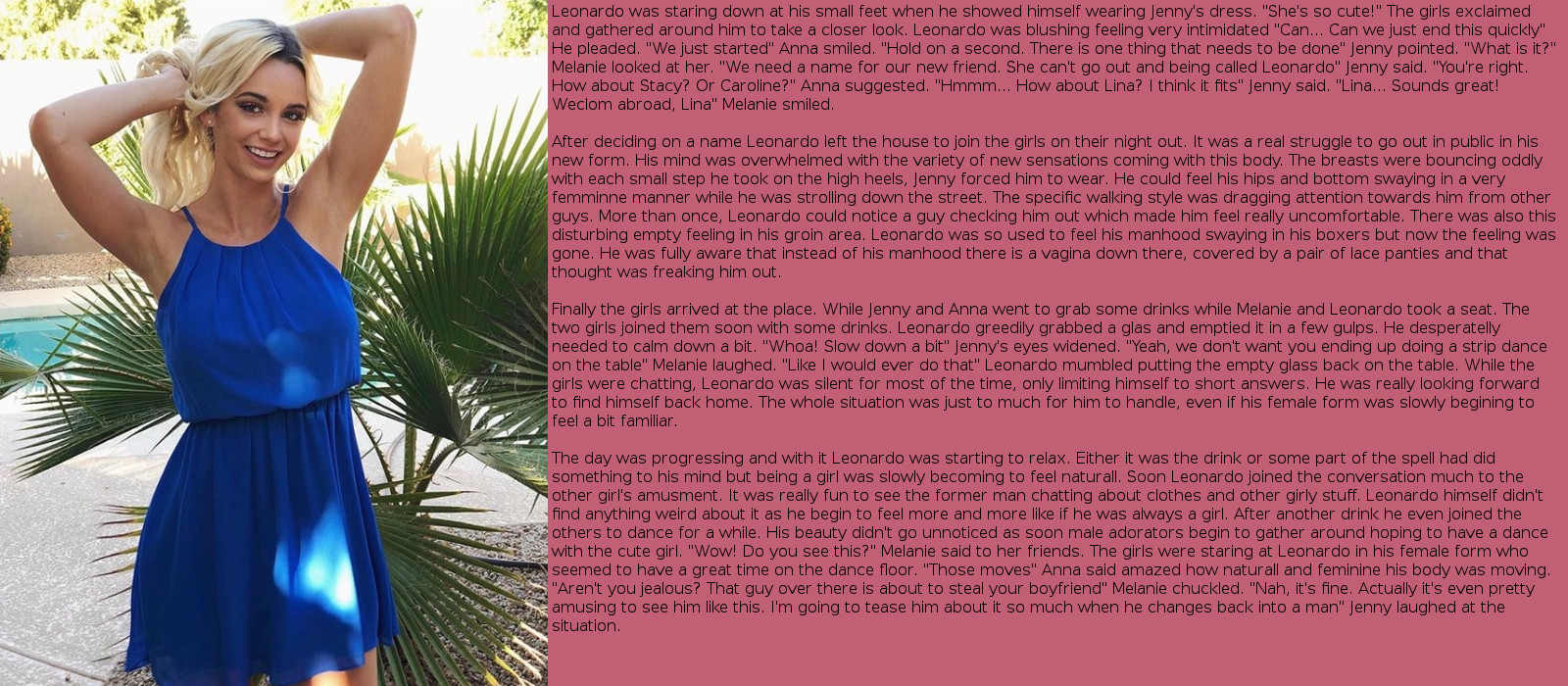 Marti's tg captions: Joining the girls. Part 2 (Request)