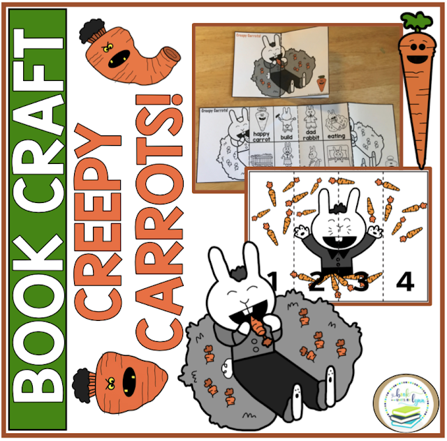 CREEPY CARROTS! BOOK CRAFT ~ Book Units by Lynn