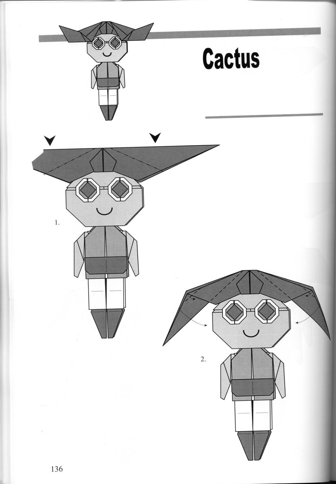 Origami Cartoon 4 Original - Ruby Book Origami