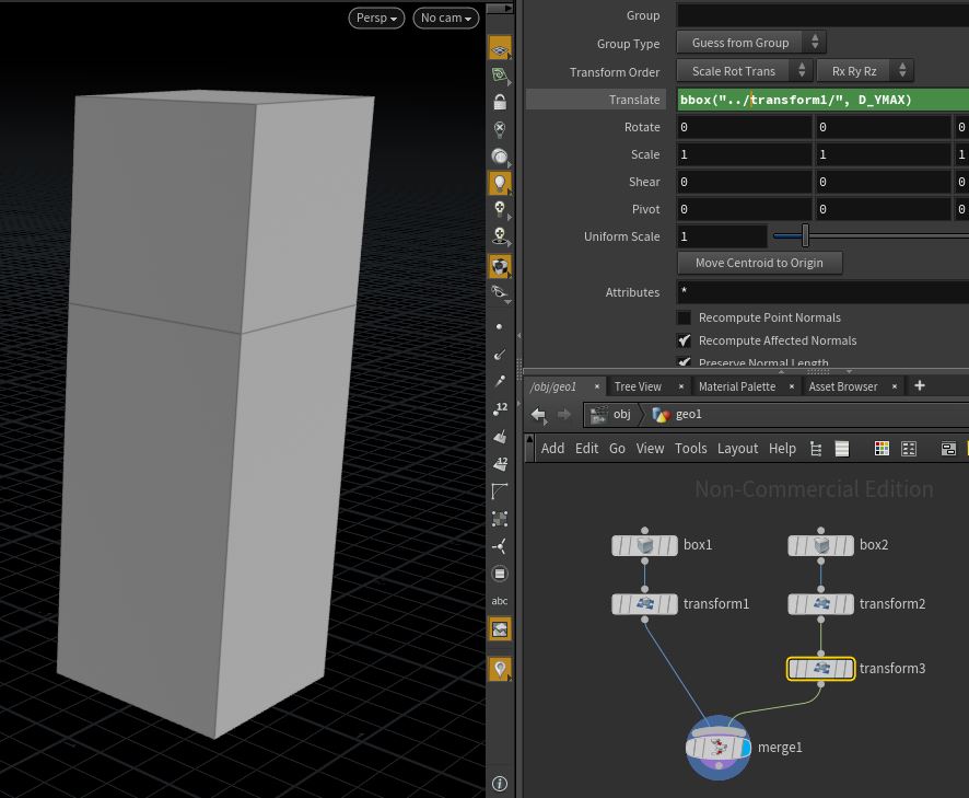 Aprendiendo Houdini: Transformaciones Procedurales
