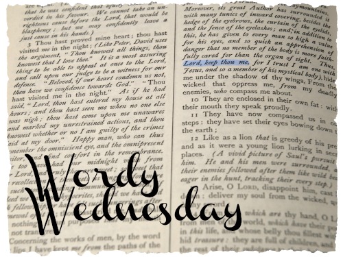 The Maze of Our Lives: Wordy Wednesday