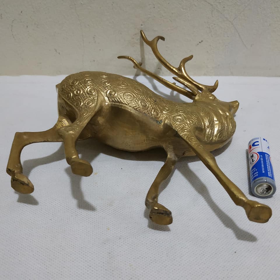 R O N G S O K A N: Patung Kidang Kuningan - ( terjual )