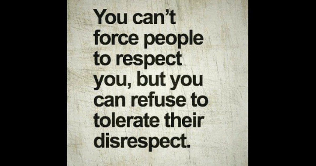 DESPRE RESPECT ȘI A RESPECTA