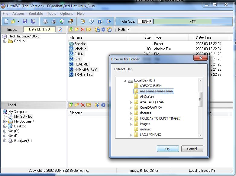 instalasi software aplikasi: cara mengubah file ISO kedalam bentuk CD ...
