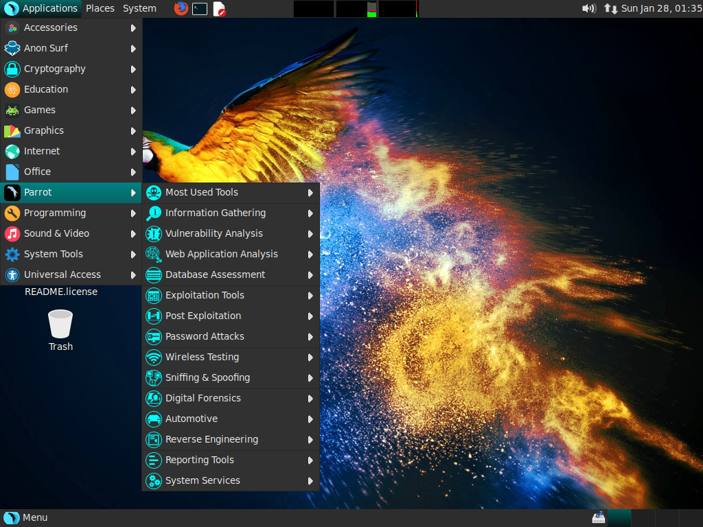Parrot Security 4.7 - Security GNU/Linux Distribution Designed with ...
