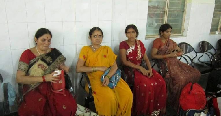 Head Shaved Indians: Women's Group Head Shave Photos