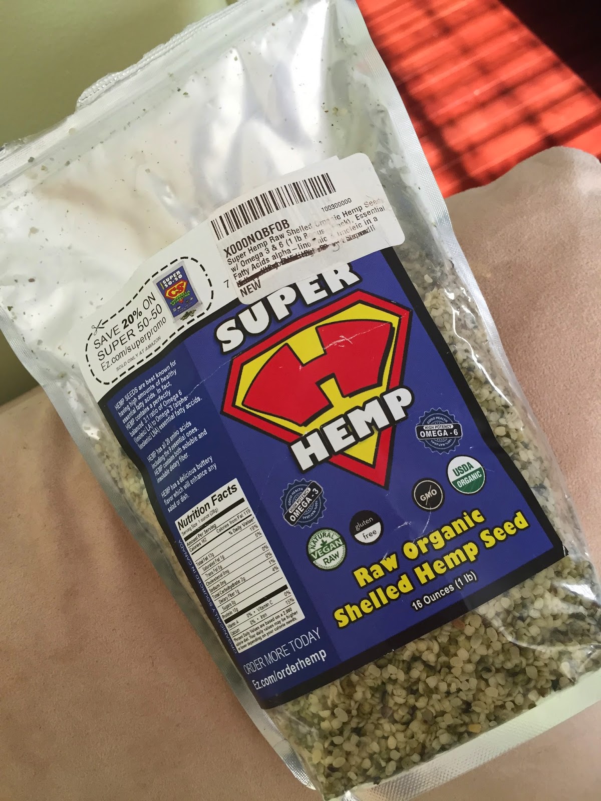 Review of Super Hemp Seeds and Giveaway