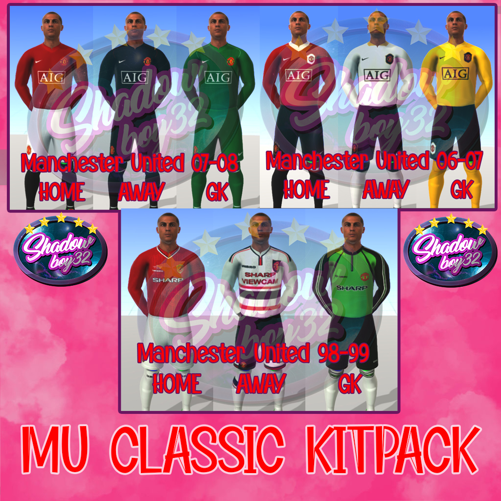 ShadowBoy32 Faces: Manchester United Classic Kit Pack by ShadowBoy32 ...