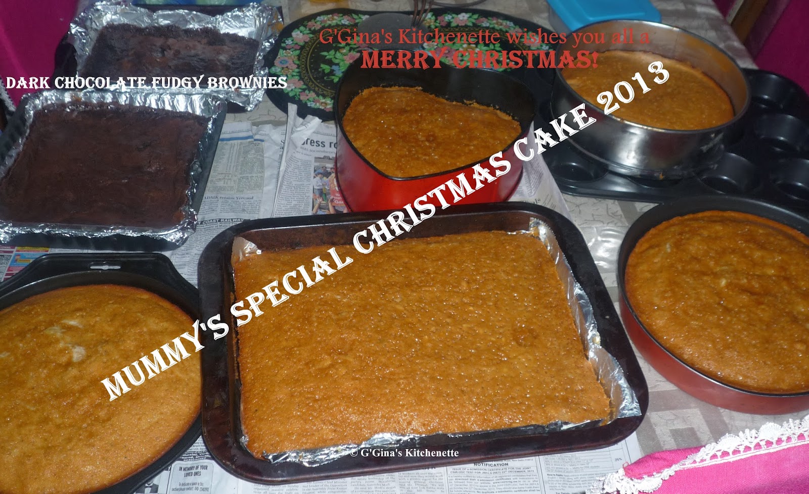 G'Gina's Kitchenette: December 2013